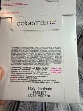 Color Street | Makeup | Holy Tealedo Color Street Nail Polish Strips ...